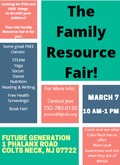 Family Resource Fair - centraljersey.com