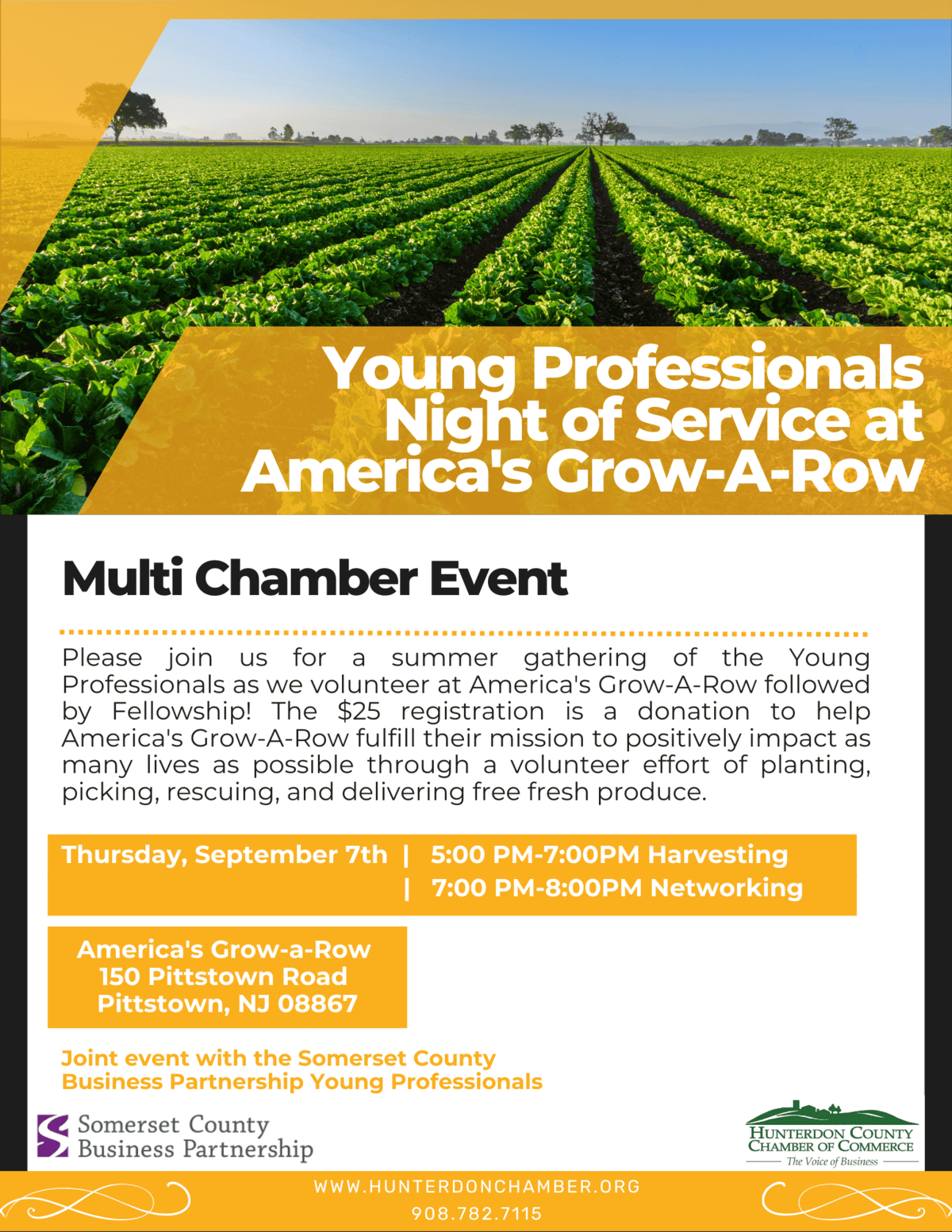 Young Professionals Night of Service at America's Grow-A-Row ...