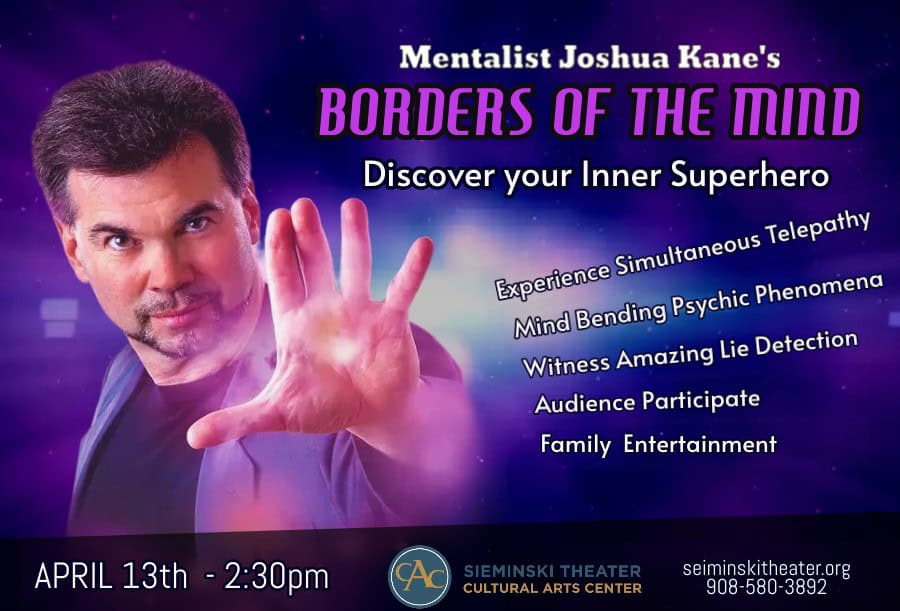 Mentalist Joshua Kane’s Borders of the Mind - centraljersey.com