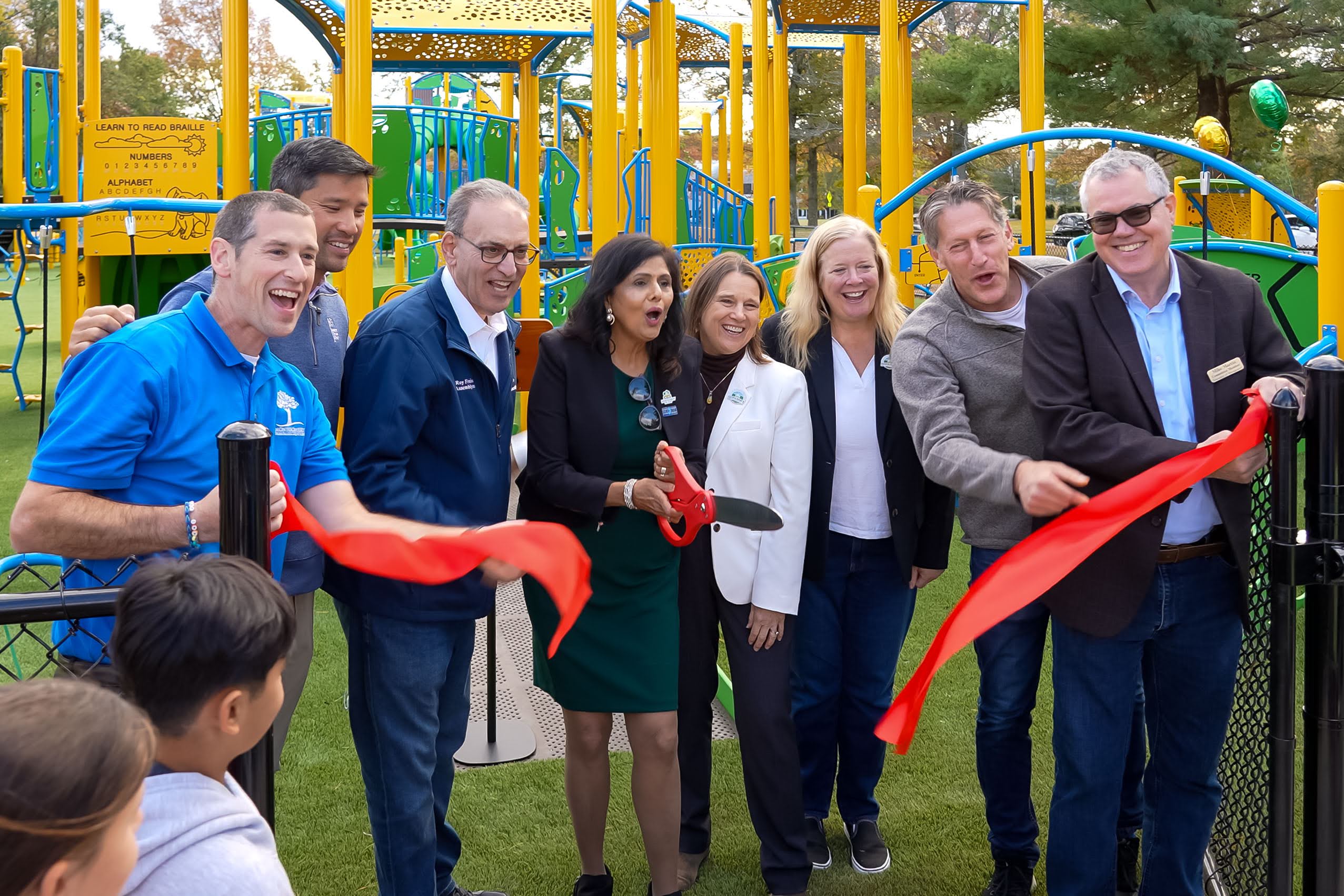 Montgomery cuts ribbon on all-access playground